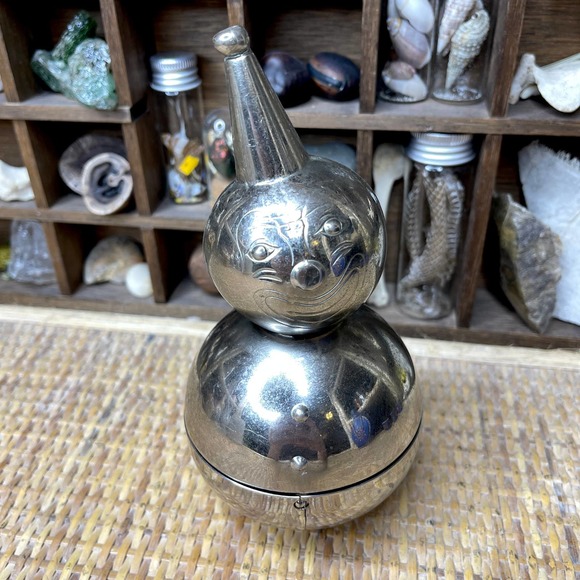 Vintage | Games | Vintage 6s Tipsy Clown Bank Silver Toned Metal With ...